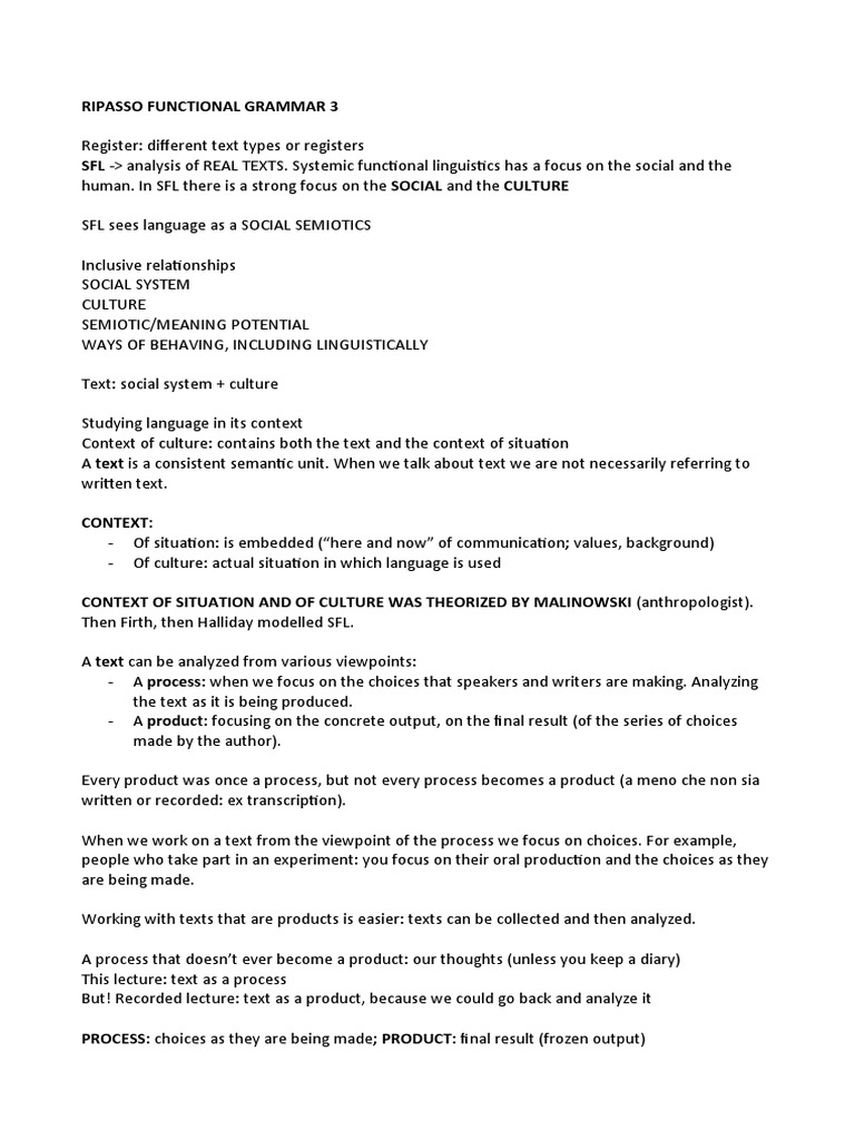 Functional Grammar 3 | PDF | Intertextuality | Poetry