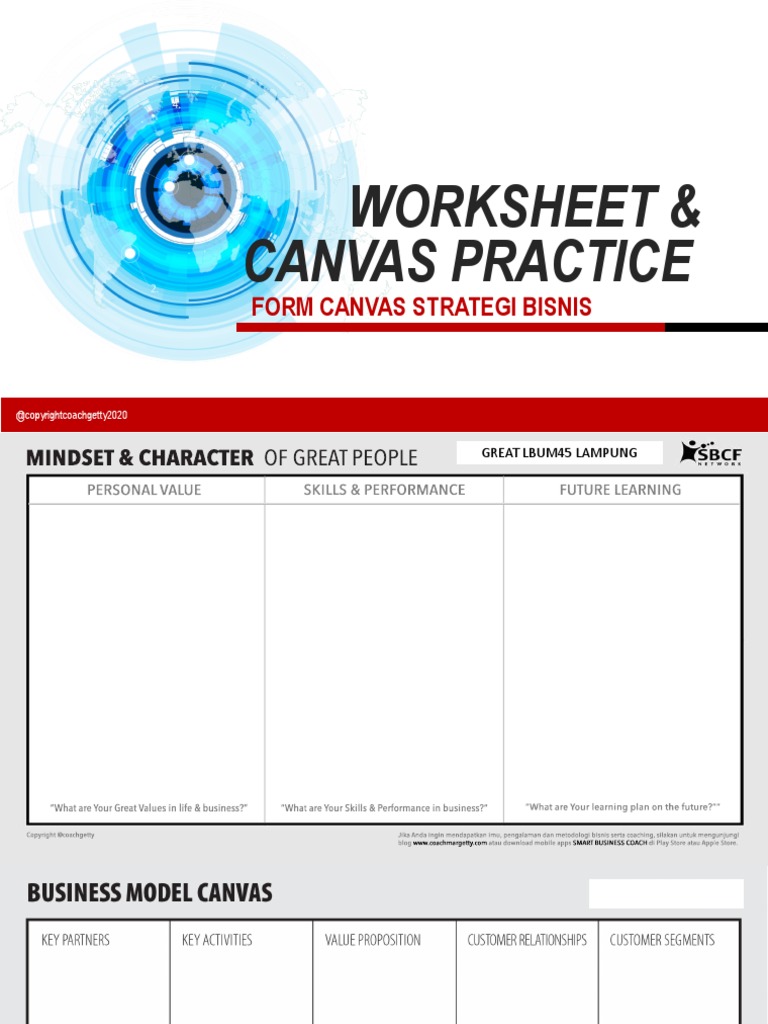 Business-Model-Canvas Worksheet | PDF | Computing | Software