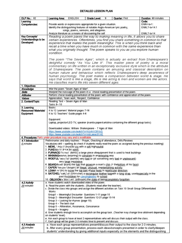 Parts Under Procedure May Vary and Is Modifiable | PDF | Poetry ...