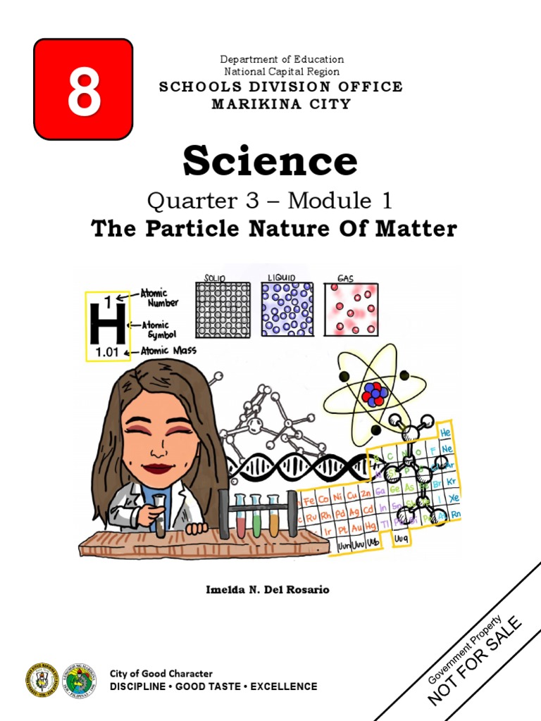 SCI8 Q3 M1 The Particle Nature of Matter | PDF | Mixture | Gases
