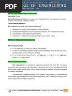 Ce Orientation Part 1 | PDF | Civil Engineering | Engineering