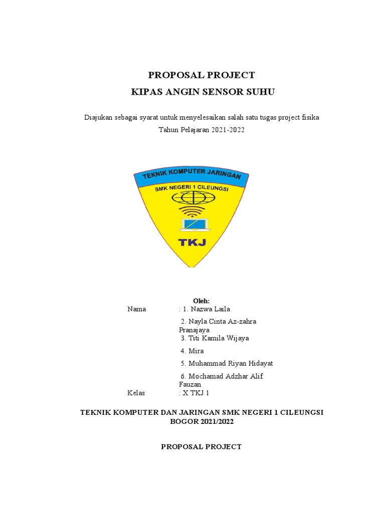 Project Fisika Kipas Angin Sensor Suhu | PDF