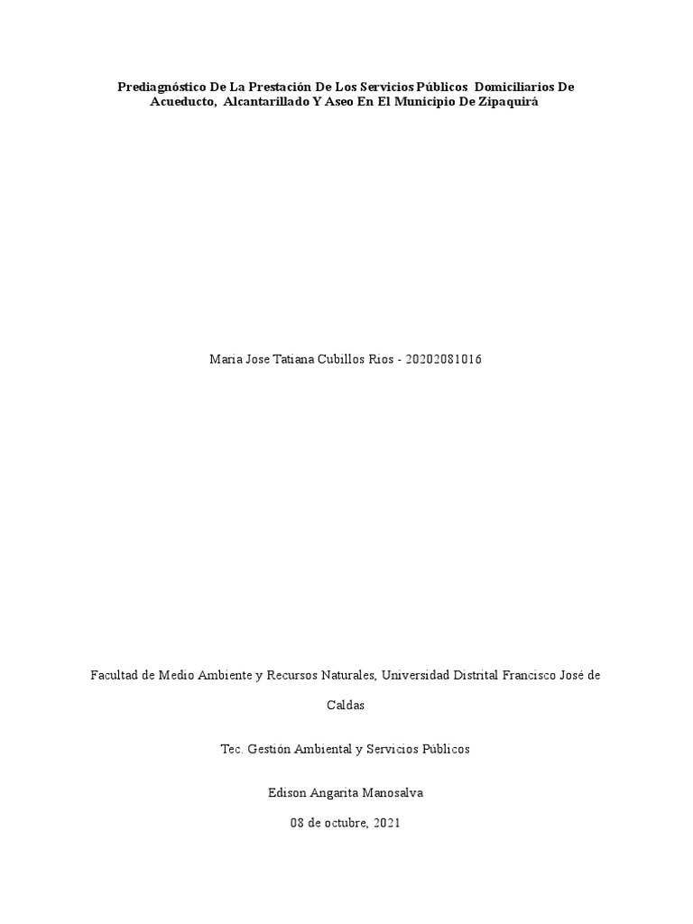 Trabajo Final Adm. Emp. S.P. | PDF | Residuos | Colombia