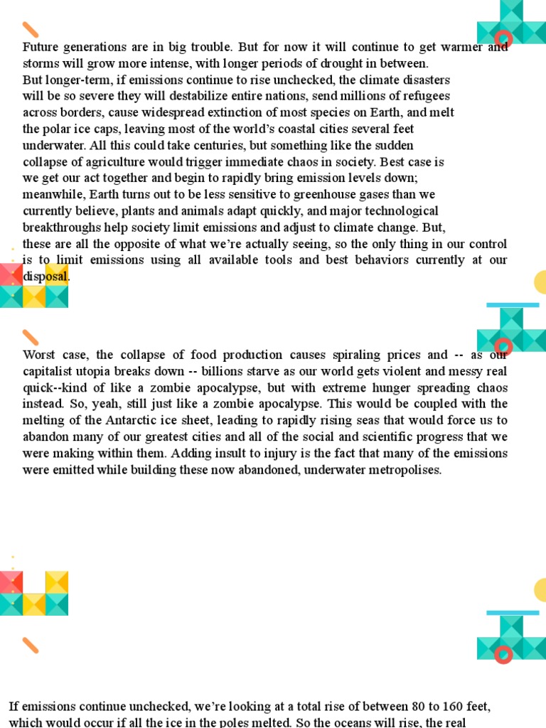 Presentation1 PDF | PDF | Climate Change | Greenhouse Gas