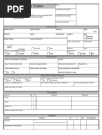 Formulario 001 MSP | PDF