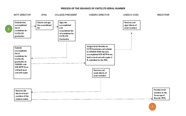 CWTS Serial Number Process Flow | PDF