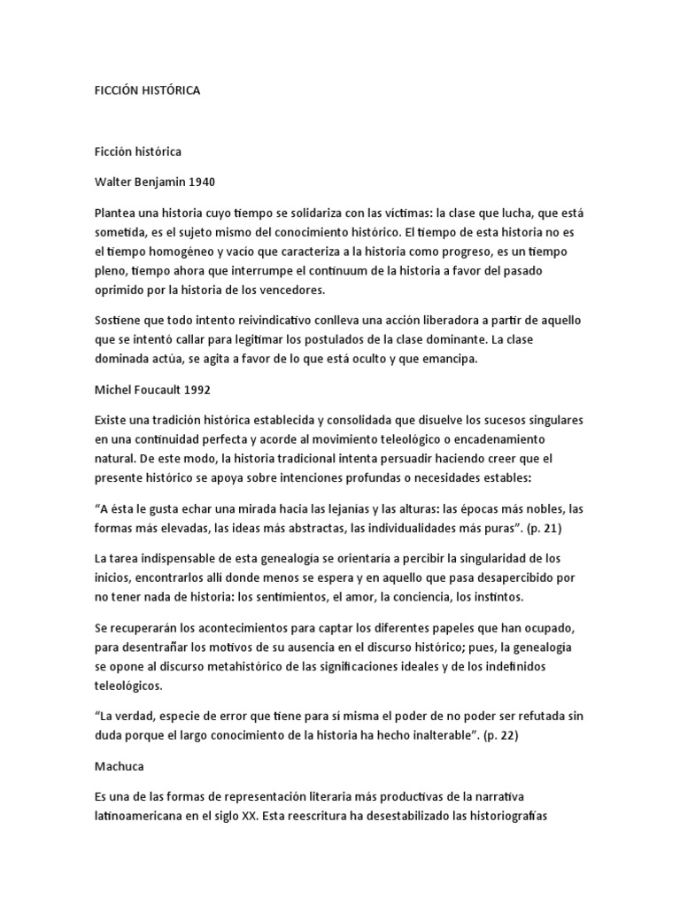 Ficción Histórica Final | PDF | España | Verdad