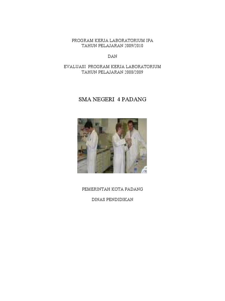 Program Kerja Laboratorium Ipa | PDF