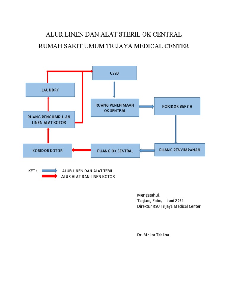 Alur Linen Dan Alat Steril Ok Central | PDF