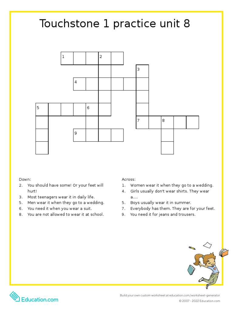 Touchstone 1 Practice Unit 8 | PDF