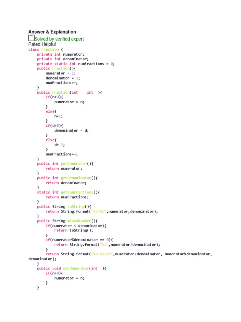 Solved by Verified Expert: Rated Helpful | PDF