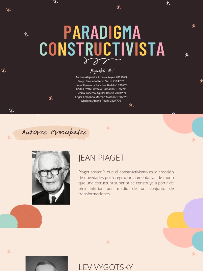 Paradigma Constructivista en Educación | PDF | Constructivismo ...