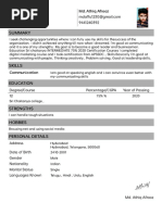 Marriage Biodata - Word Format | PDF