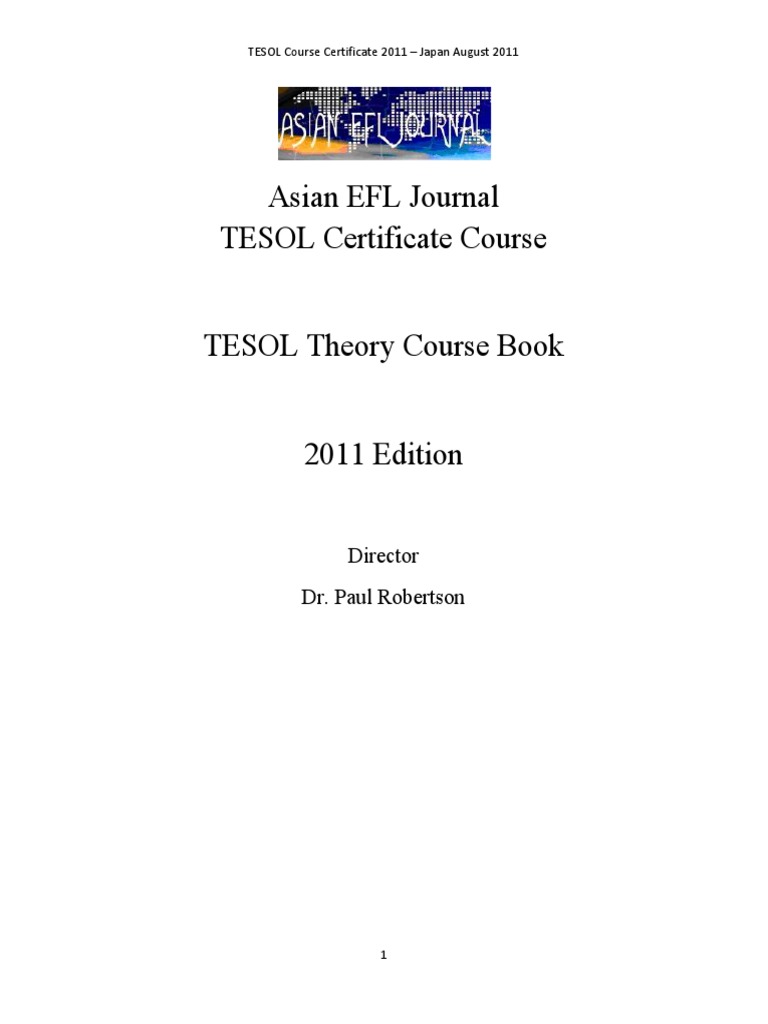 Japan TESOL Course Book | PDF | English As A Second Or Foreign Language ...