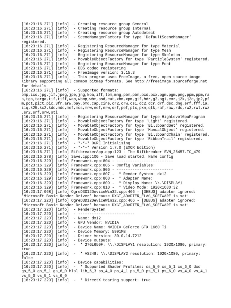 Exor Logs.3 | PDF | Graphics | Computing