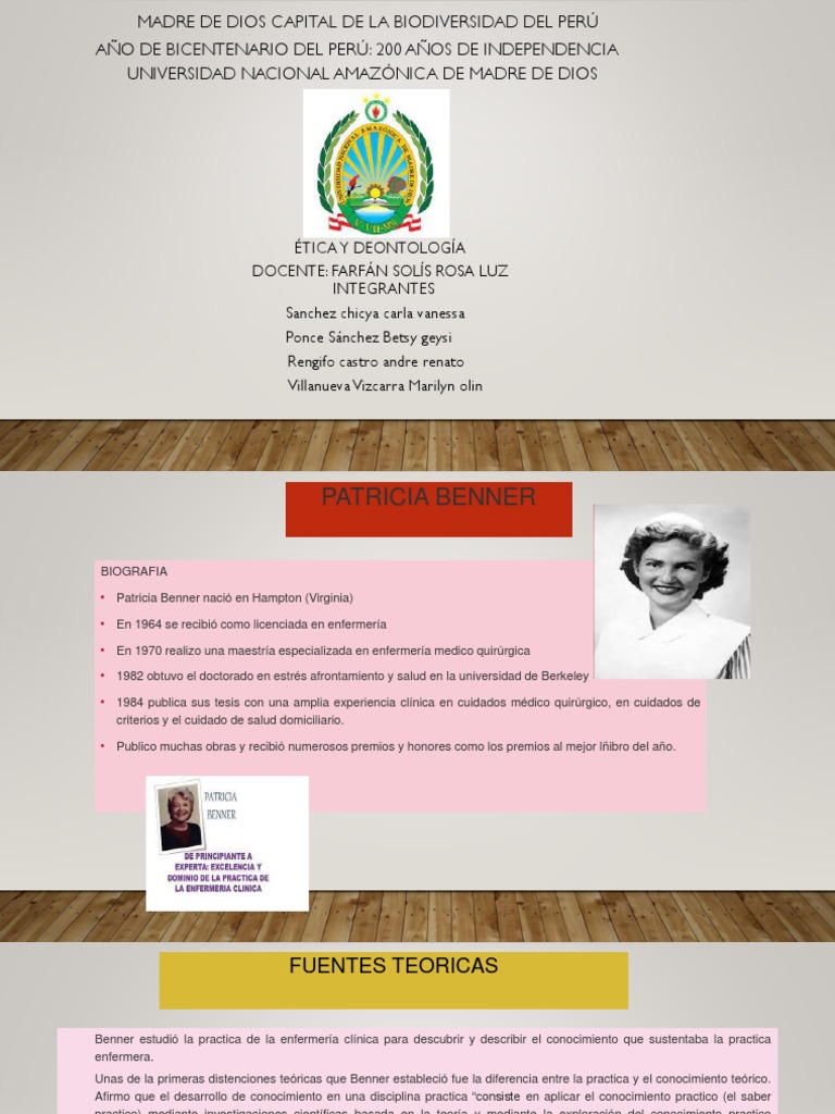 Patricia Benner | PDF | Enfermería | Teoría