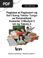 Kohesyong Gramatikal o Cohesive Devices | PDF