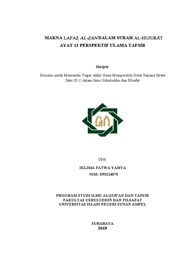 Iklima Fatwa Yahya - E93214073 | PDF