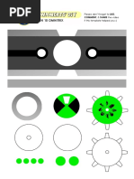 DIY BEN 10 ALIEN FORCE OMNITRIX L YOWAWERTS CRAFT | PDF