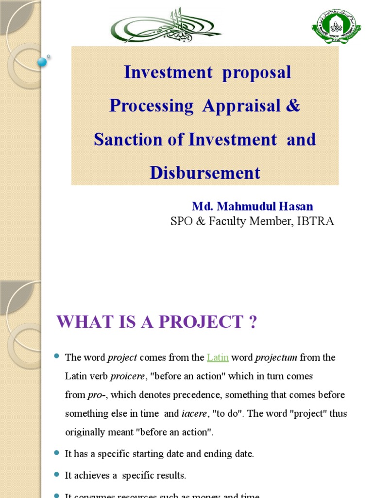 Project Appraisal | PDF | Real Estate Appraisal | Public–Private ...