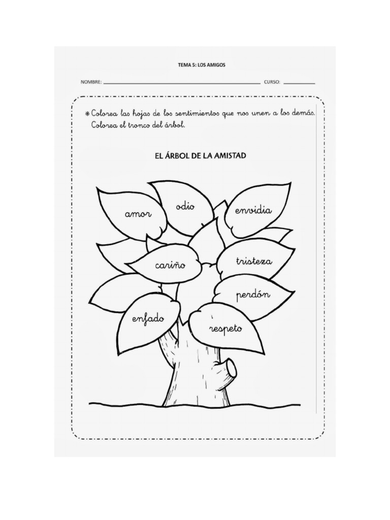 Arbol de La Amistad | PDF