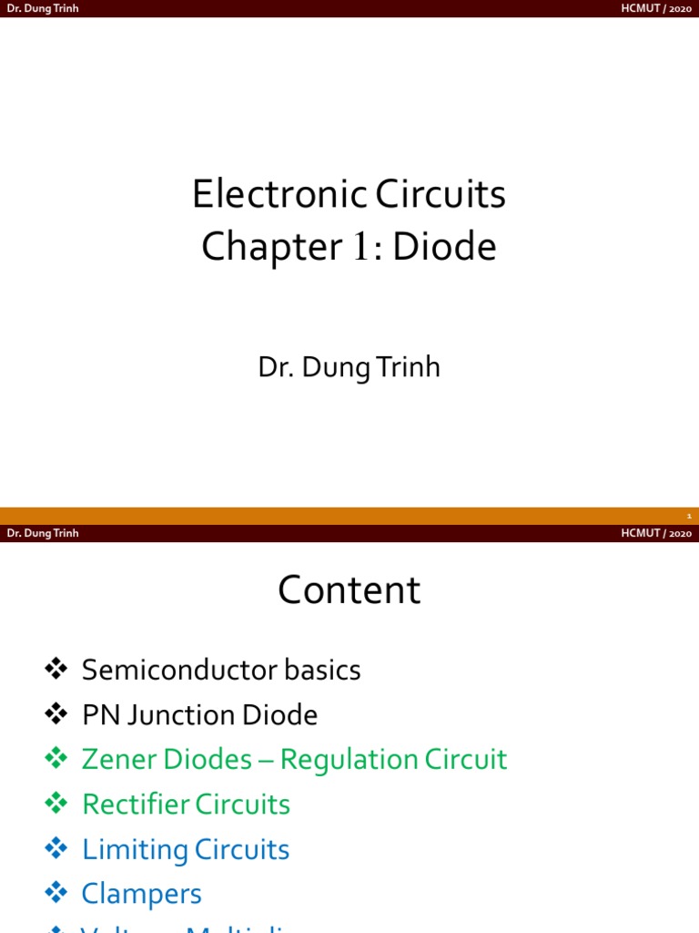 Chapter 1 | PDF | Rectifier | P–N Junction