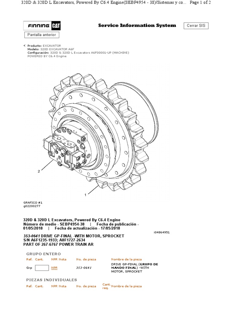 320d Final Drive | PDF