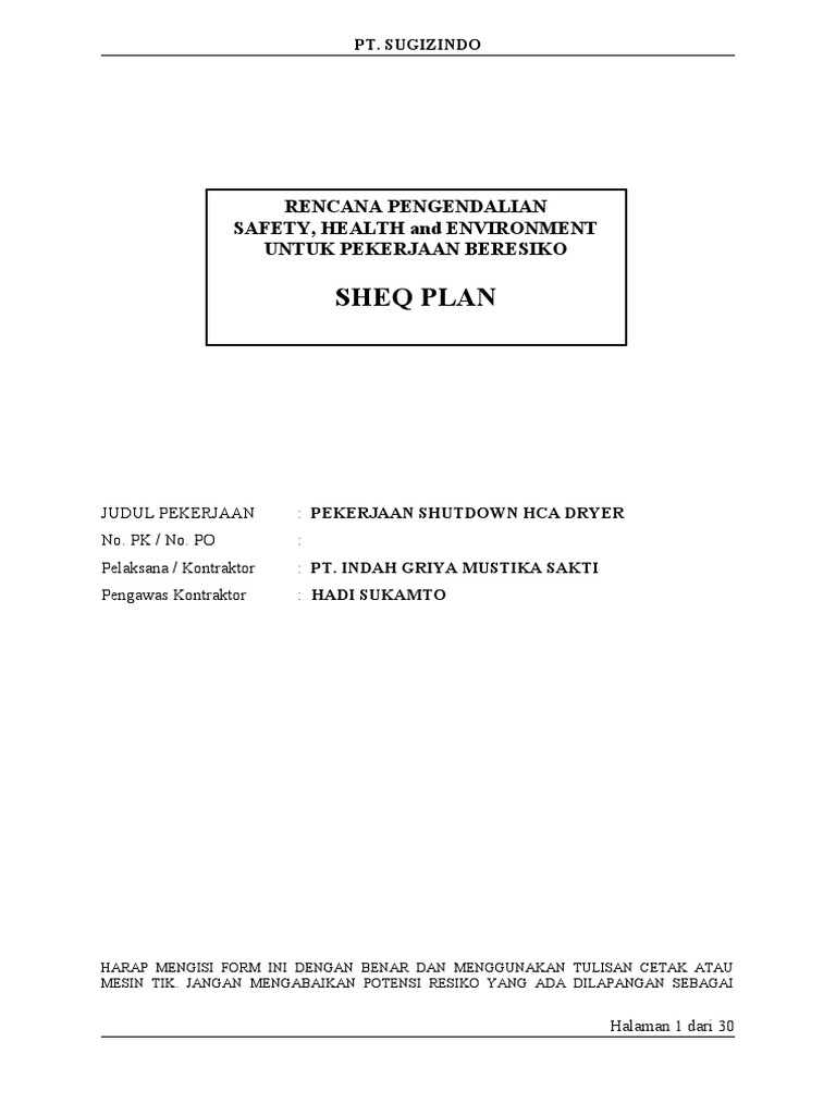 She Plan Shutdown | PDF