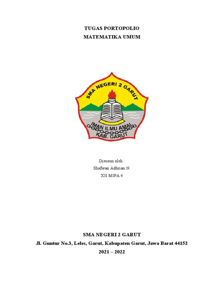 Cover SMAN 2 Garut | PDF