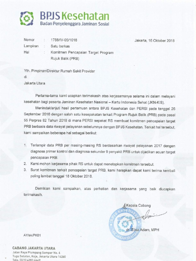 Komitmen Pencapaian Target Program Rujuk Balik (PRB) | PDF