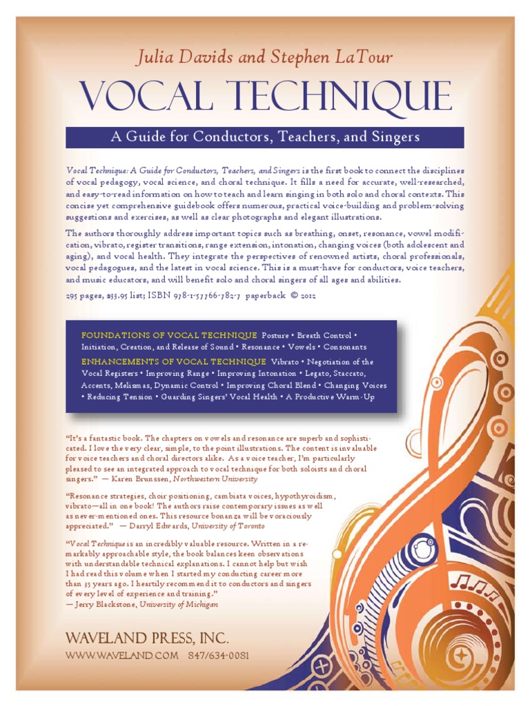 Fdocuments - in - Julia Davids and Stephen Latour Vocal Technique Vocal Technique Waveland Press ...