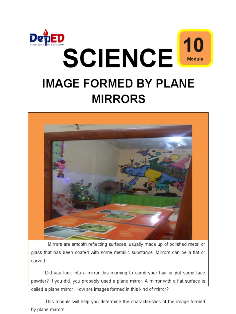 MODULE IN GRADE 10 (PLANE MIRRORS) | PDF | Mirror | Optics