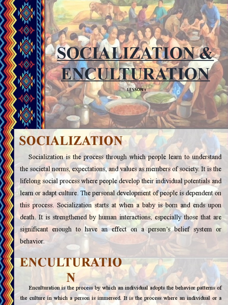 Ucsp Socialization | PDF | Socialization | Identity (Social Science)