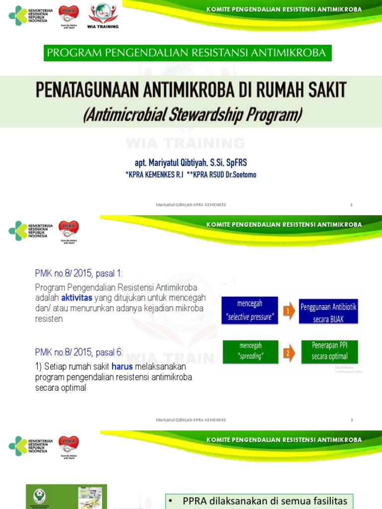 Panduan Penatagunaan Antimikroba RS | PDF