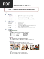 Grade 6 Health Lesson Plan Q4 | PDF