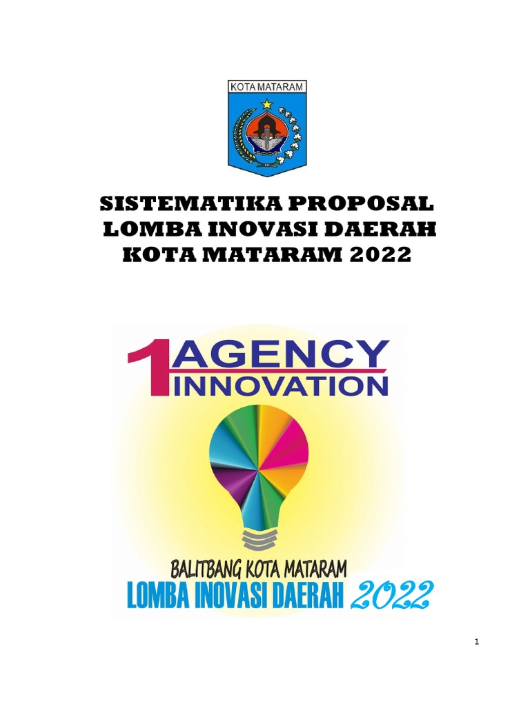 Sistematika Proposal Lomba Inovda 2022 | PDF