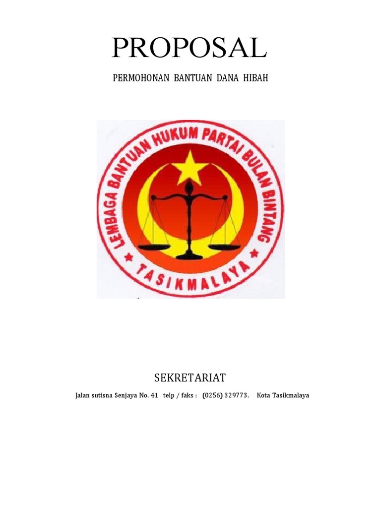 Contoh Proposal Dana Hibah - Copas | PDF