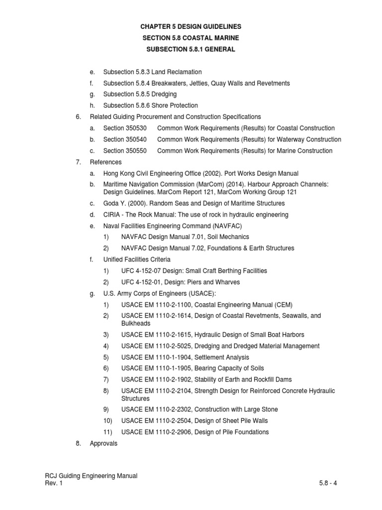 Guide For Design of Costal Marines | PDF | United States Army Corps Of ...