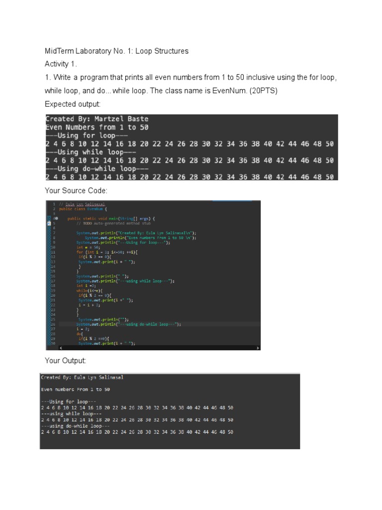 Salinasal Lab1 | PDF | Teaching Methods & Materials