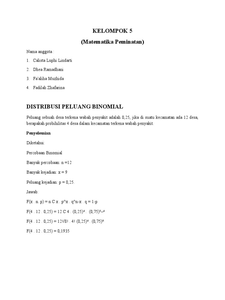 Soal Kelompok 5 MatMin | PDF