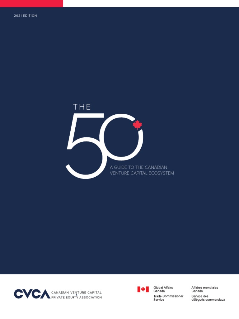 Venture Capital Canada CVCA 50 Year Edition | PDF