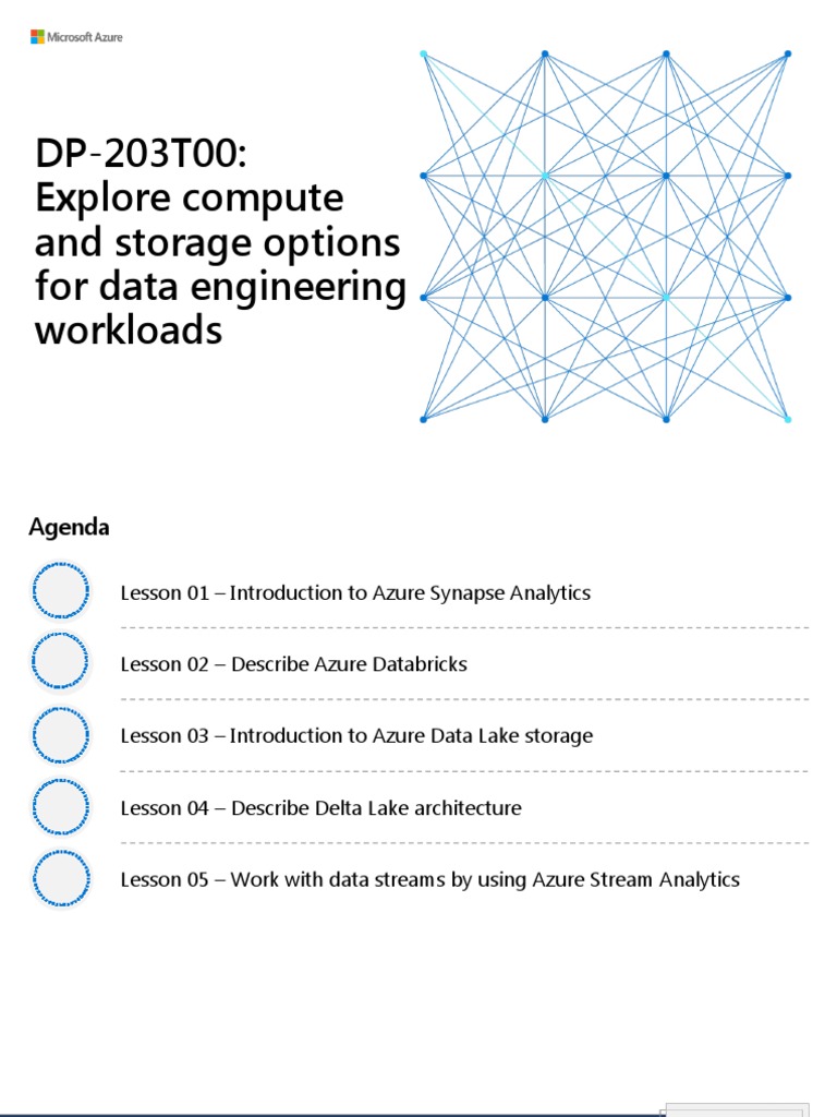 DP-203T00 Microsoft Azure Data Engineering-01 | PDF
