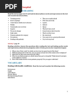 Chest ILD Patient Questionnaire | PDF | Cough | Human Diseases And ...