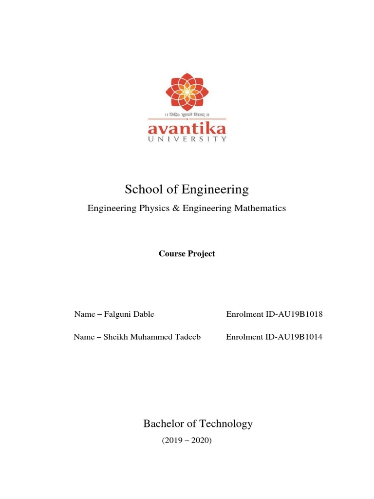 First Page of Course Project | PDF