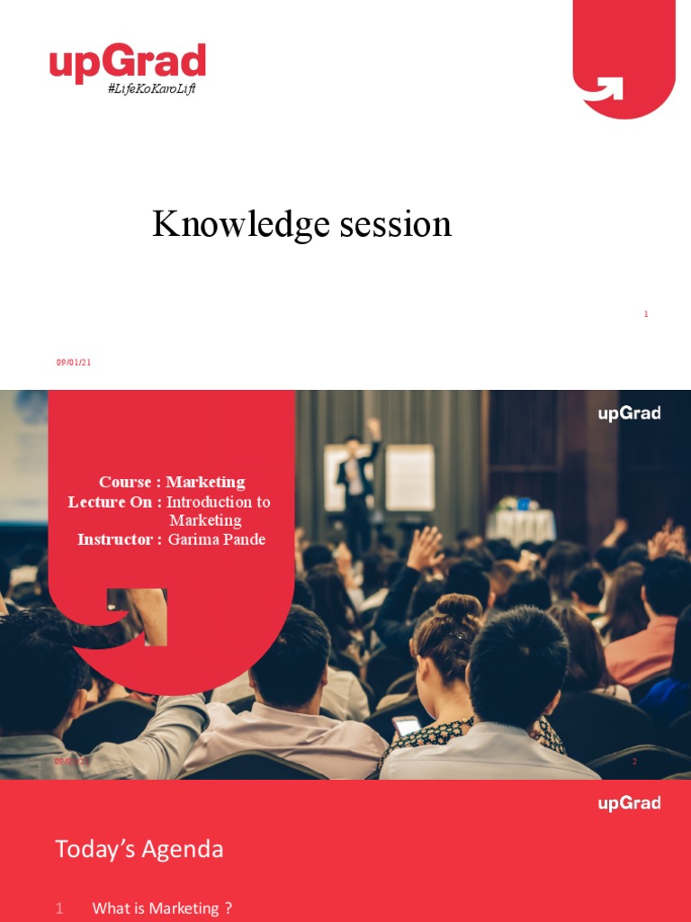 Knowledge Session - Introduction To Marketing | PDF | Marketing ...