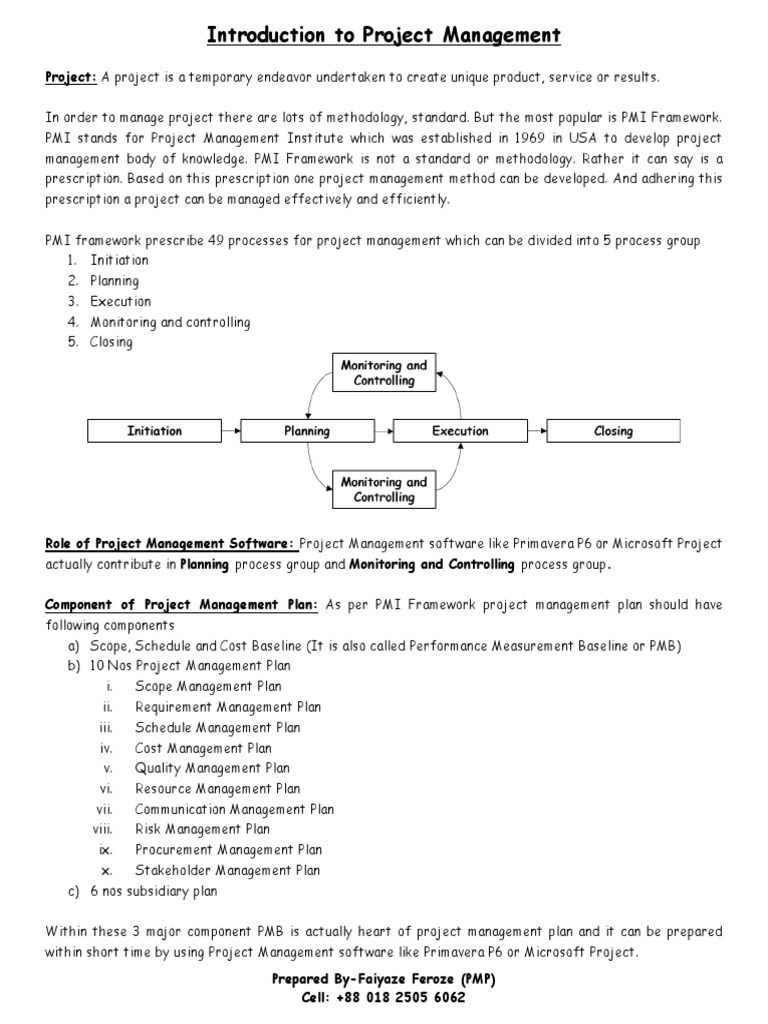 Introduction To Project Management | PDF | Project Management | Business