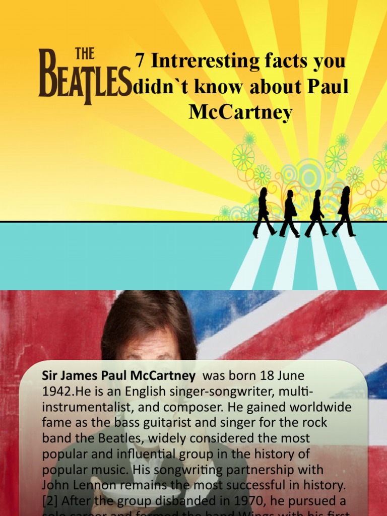 7 Surprising Paul McCartney Facts | PDF | Paul Mc Cartney | The Beatles