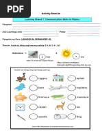 Grade 1 Physical Science States of Matter Worksheet | PDF