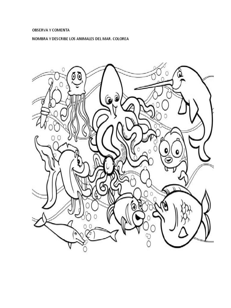 Actividades Creativas del Mar para Niños | PDF