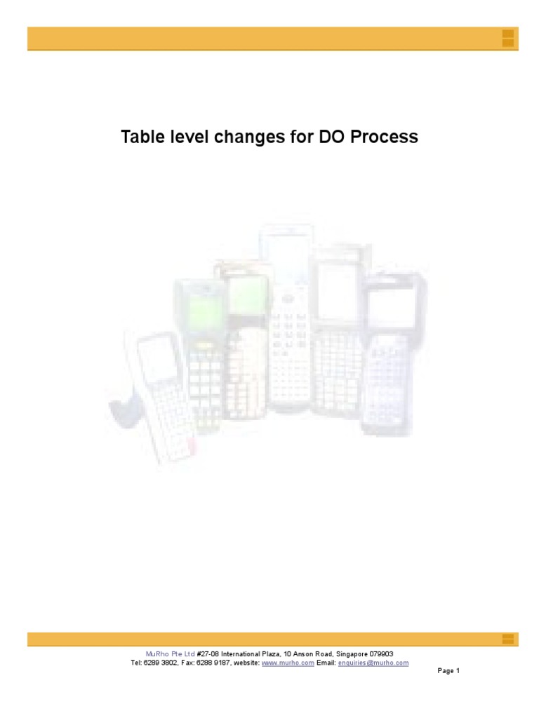 DO - Process TBL Level Info | PDF | Warehouse | Pallet